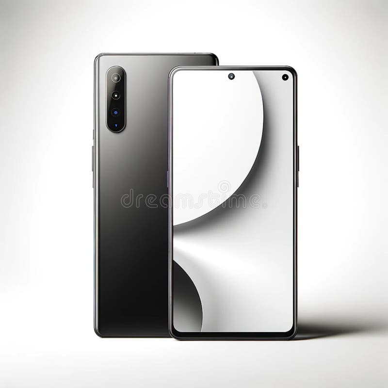 Sleek Infinity: Mockup Smartphone Design Stock Illustration ...