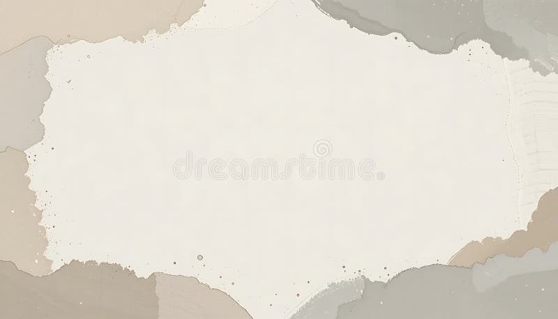 Abstract Beige Frame Design with Soft Watercolor Textures for ...