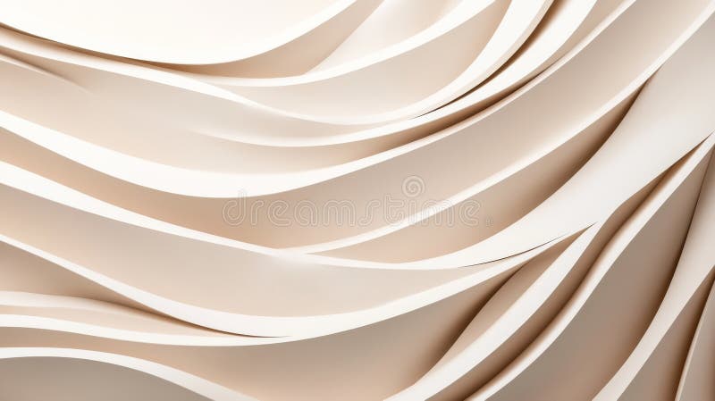 Beige Abstract Wave Background with Minimalist Design for Presentations ...