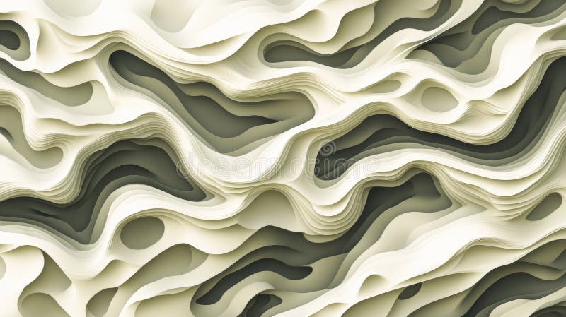 Beige Abstract Wave Background Minimalist Design Presentations 5 Stock ...