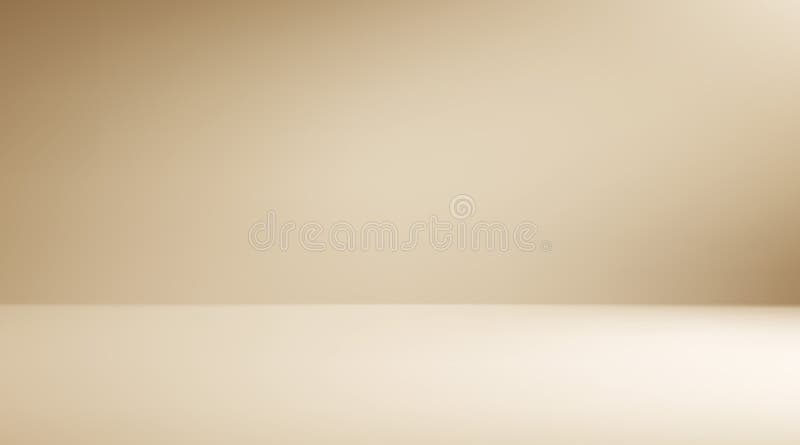 Beige Aesthetic Minimalist Empty Photo Studio Room. Abstract Gradient ...