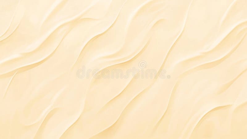 Beige Background Featuring Wavy, Smooth Curves. Minimalist Textured ...