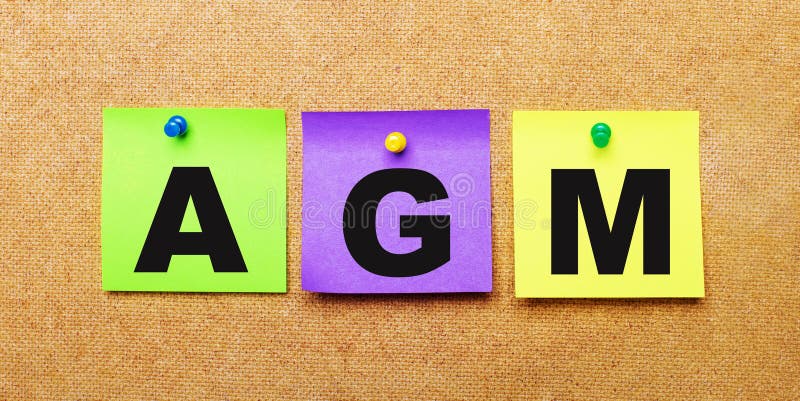 On a Beige Background, Multi-colored Stickers for Notes with the Word ...