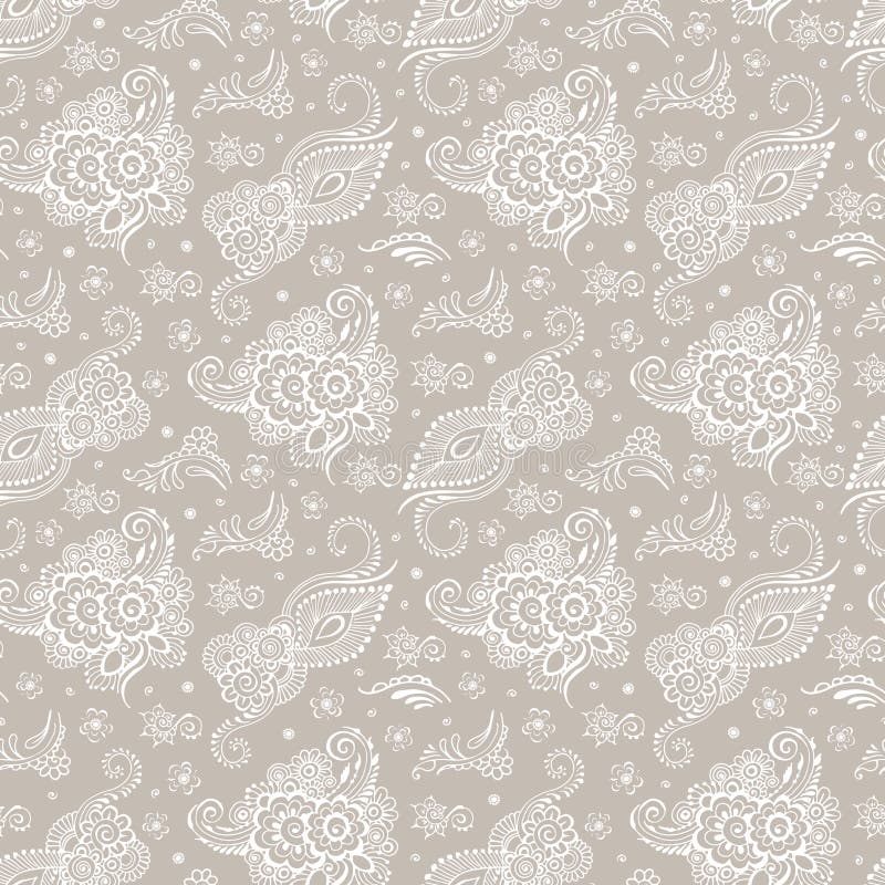 Beige Background with Patterns Stock Vector - Illustration of brown ...