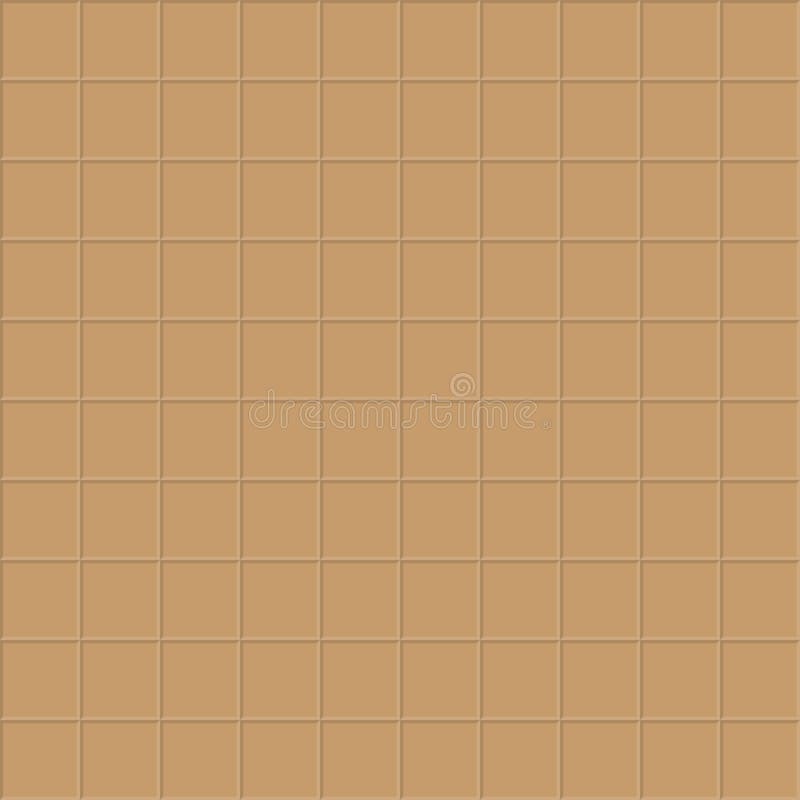 Beige Background of Square Plates. Simple Flat Design for Website ...