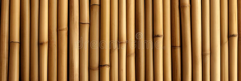 Beige Bamboo Stalks Wall, Decorative, Natural Background, Vertical ...