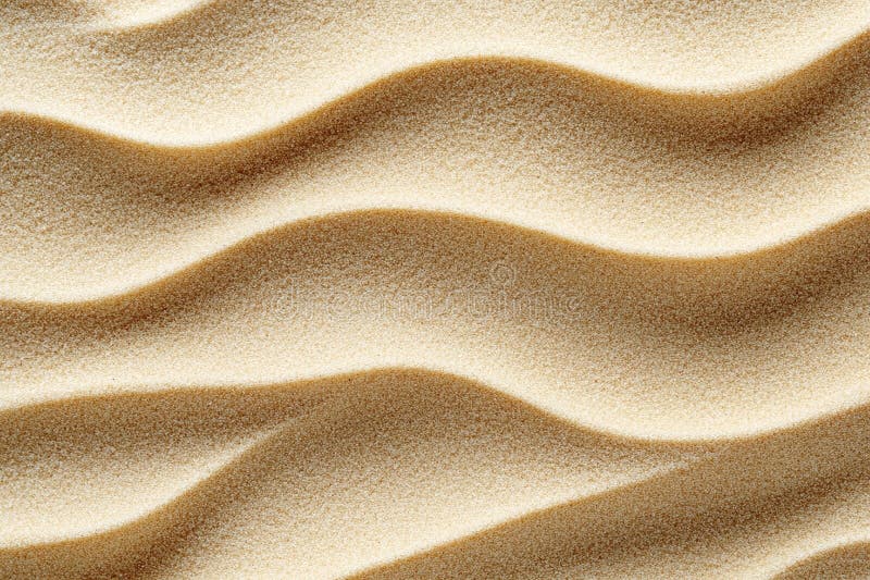 Beige Beach Sand with a Natural Wavy Pattern Stock Illustration ...
