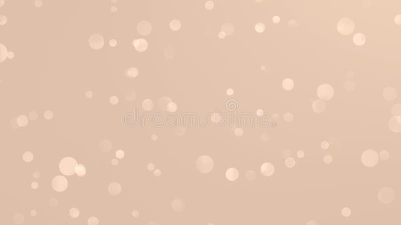 Beige Bokeh Gradient Motion Background Loop. Moving Bubbles Colorful Blurred Animation Stock ...