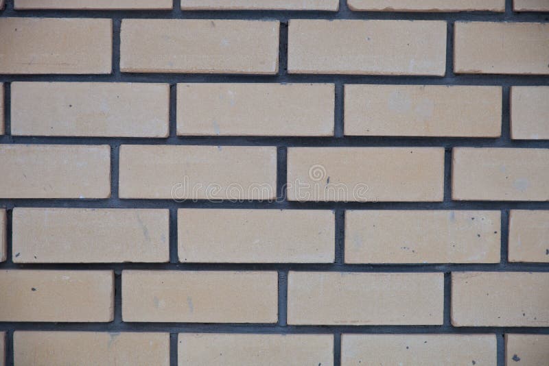 Beige Brick Stone Wall Surface Texture Stock Image - Image of beige ...
