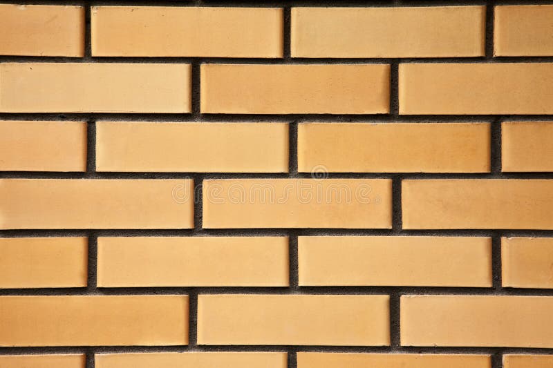 Beige Brick Wall, Background Stock Image - Image of material, concrete ...