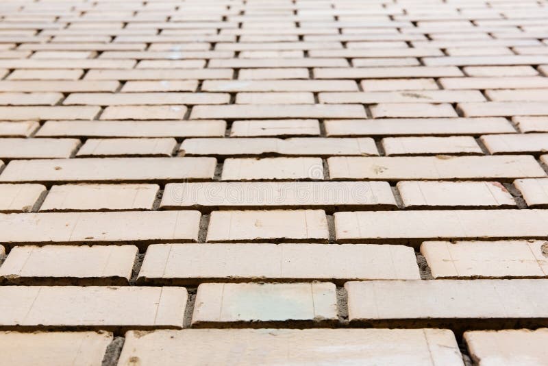 Beige brick wall stock photo. Image of error, design - 74406142