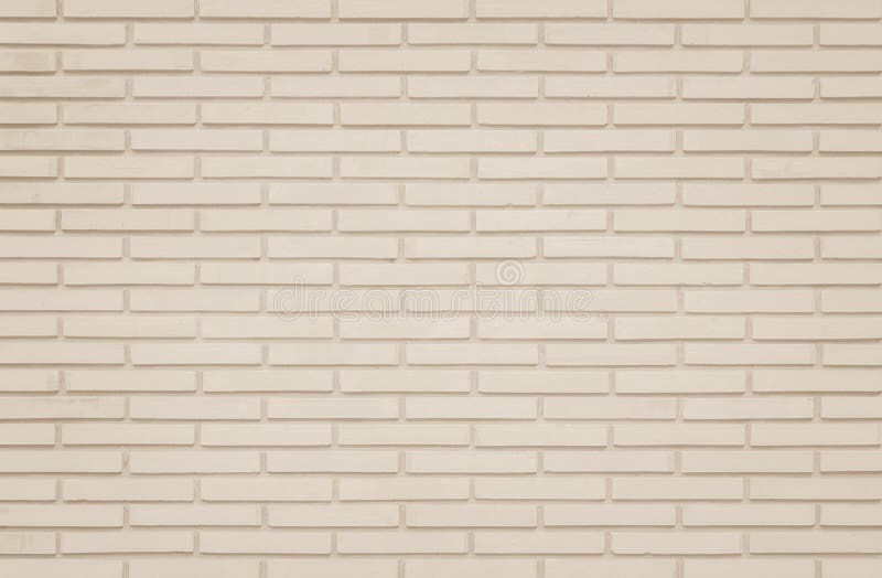 Beige Brick Wall Texture Background Stock Image - Image of aging ...