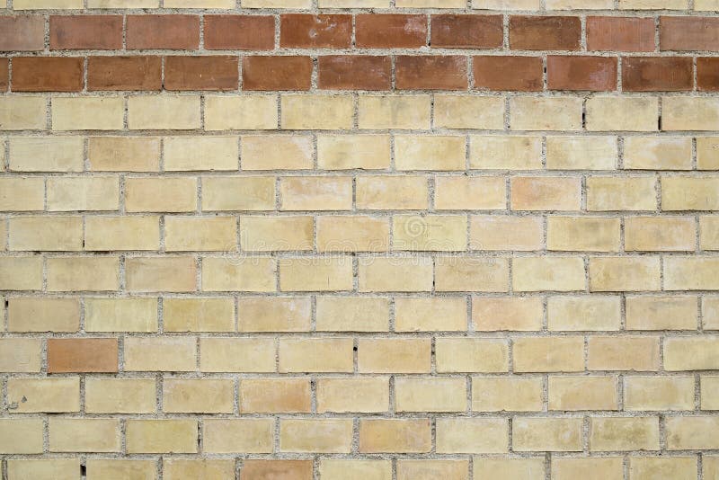 Beige and Brown Bricks Strip Stock Image - Image of backdrop, concrete ...