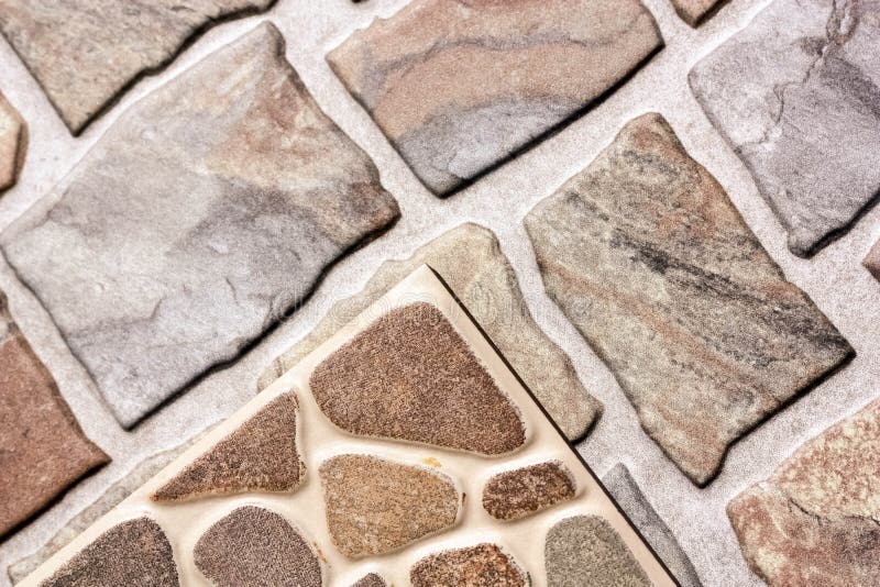 Brown Decorative Ceramic Slab Texture Stock Image - Image of bathroom ...