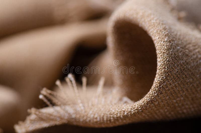 Beige Brown Fabric Texture Material Fashion Stock Image - Image of ...