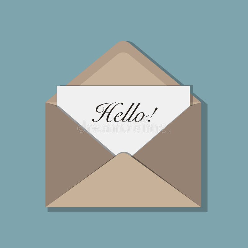 Hello Envelope Stock Illustrations – 722 Hello Envelope Stock ...