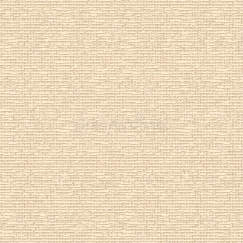 Beige Canvas Texture. Vector Seamless Background. Stock Vector ...
