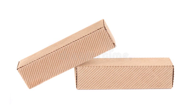 Beige cardboard boxes. stock photo. Image of environment - 40503700