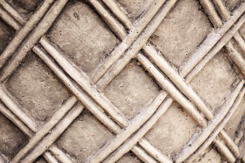 Beige Ceramic Pattern Unique Detail Stock Image - Image of block, lane ...