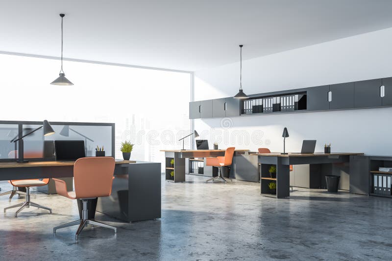 Beige chairs office corner stock photo. Image of equipment - 144775760