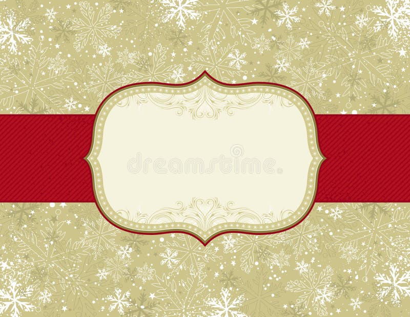 Beige Christmas Background, Stock Vector - Illustration of celebration ...
