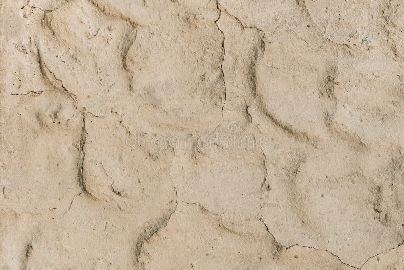Beige Clay Wall with Abstract Pattern Sand Texture Background Stock ...