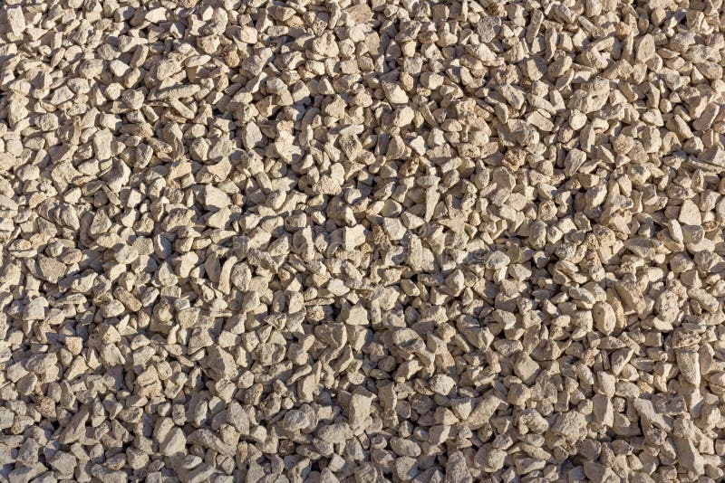 Gravel In Beige Rown And Grey Tones - Background Texture Stock Image ...