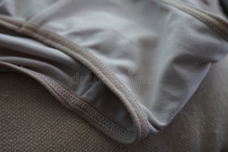 Beige Color of Brief Smooth Panty. Stock Image - Image of color, smooth ...