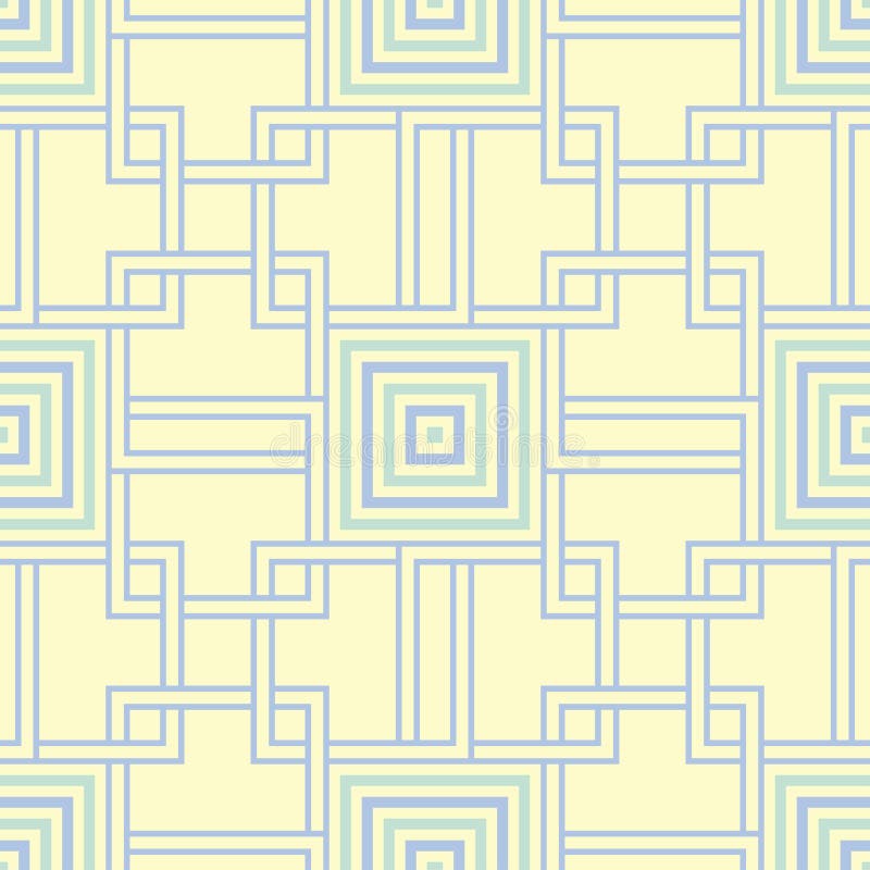 Beige Colored Geometric Seamless Pattern. Pale Background Stock Vector ...