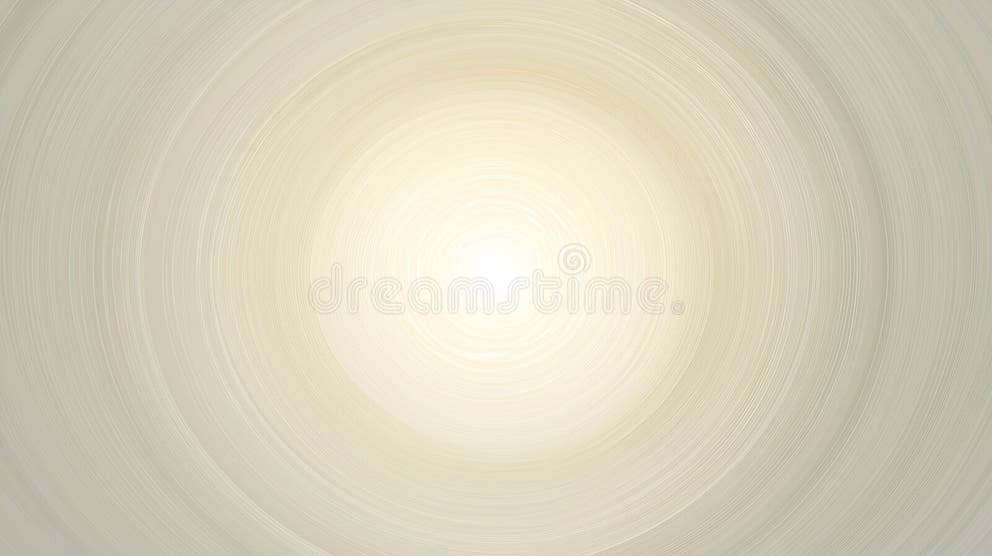 Beige Concentric Circles are Creating a Tunnel Effect Converging To a Bright Center, Forming a ...