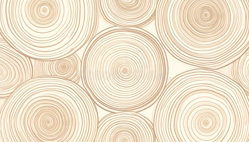 Beige Concentric Circles Pattern Background Stock Photo - Image of ...