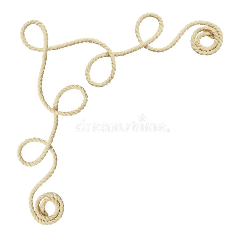 Beige cotton rope corner stock image. Image of cord, fiber - 82507651