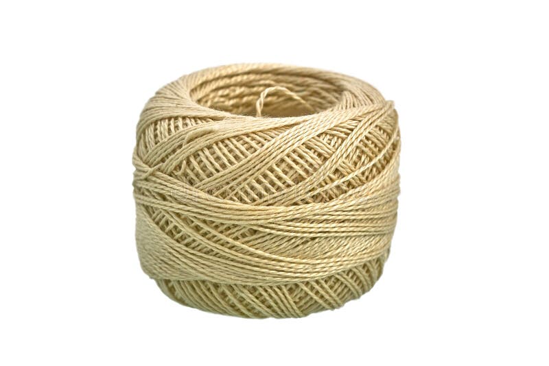 Beige cotton yarn stock photo. Image of cord, abstract - 15614870