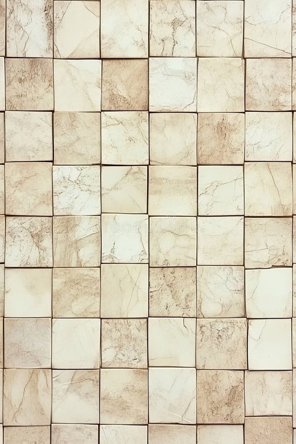 Beige and Cream Square Pattern Background with Subtle Variation and ...