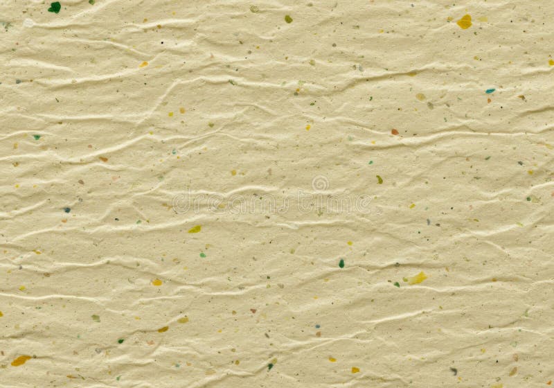 Beige Crumpled Paper Texture with Colorful Specks Stock Illustration ...