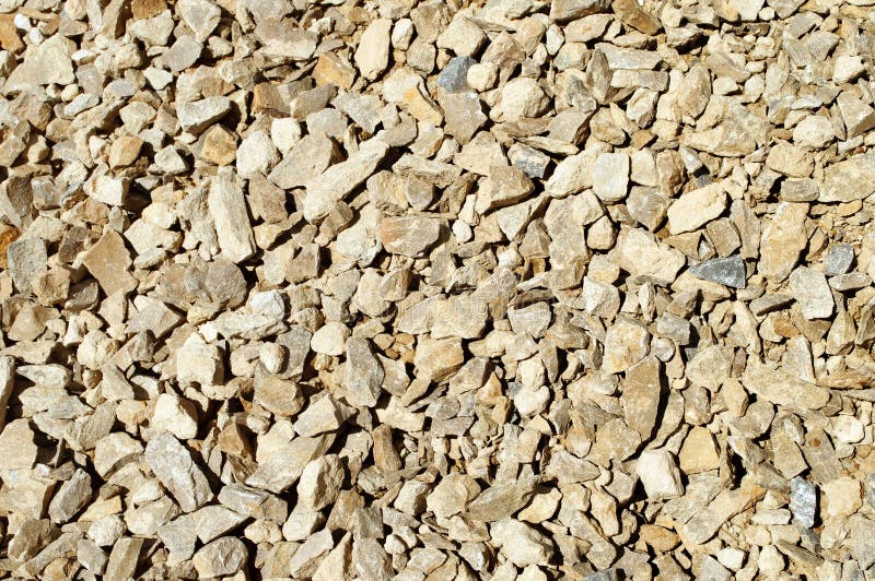 Beige Crushed Stone of Lime Stock Photo - Image of floor, background ...