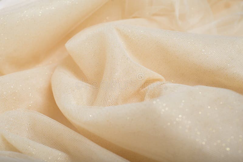 Beige Diamond Tulle Texture. Stock Image - Image of beige, textile ...