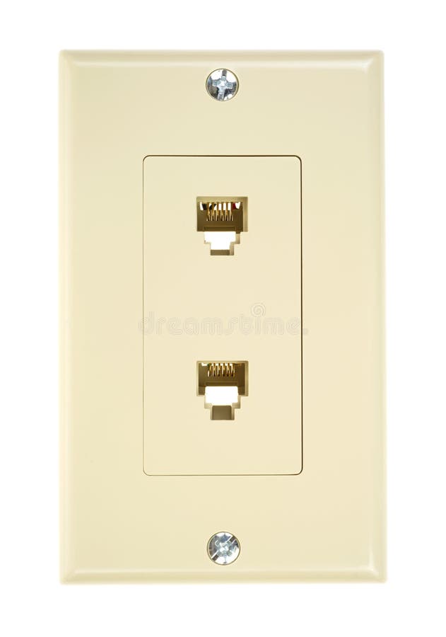 Telephone outlet stock photo. Image of data, connect, communicate - 8876468