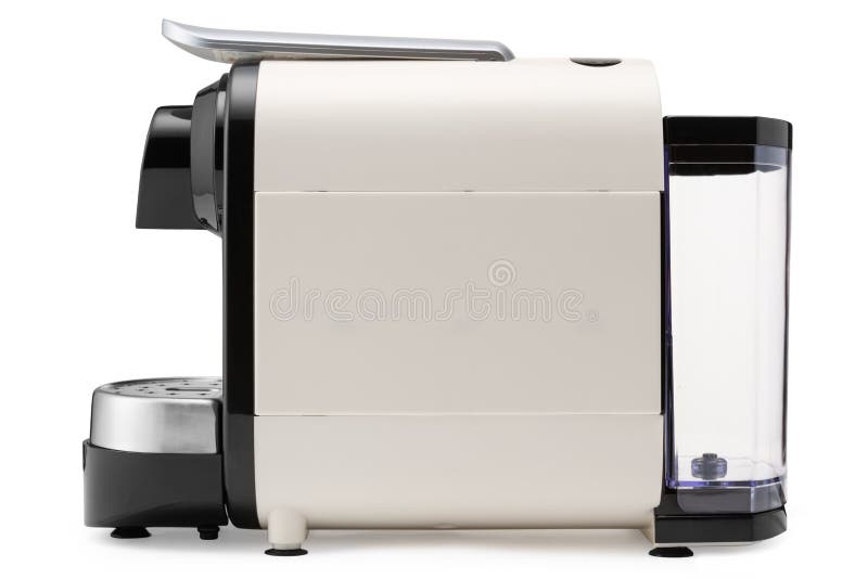 156 Coffee Machine Side View White Background Stock Photos - Free ...