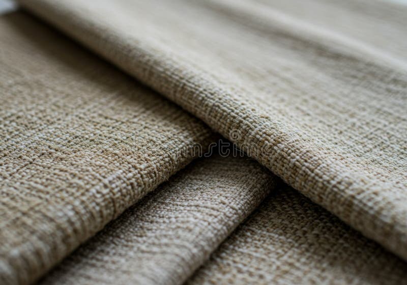 Beige Fabric Texture Close-Up Stock Illustration - Illustration of ...