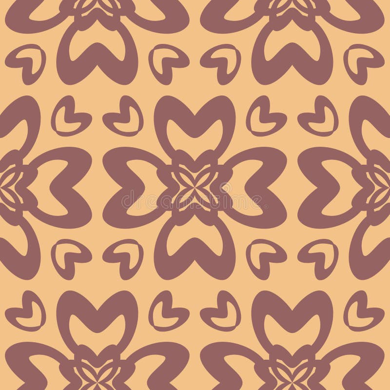 Beige Floral Pattern for Textile, Seamless Pattern for Design and ...