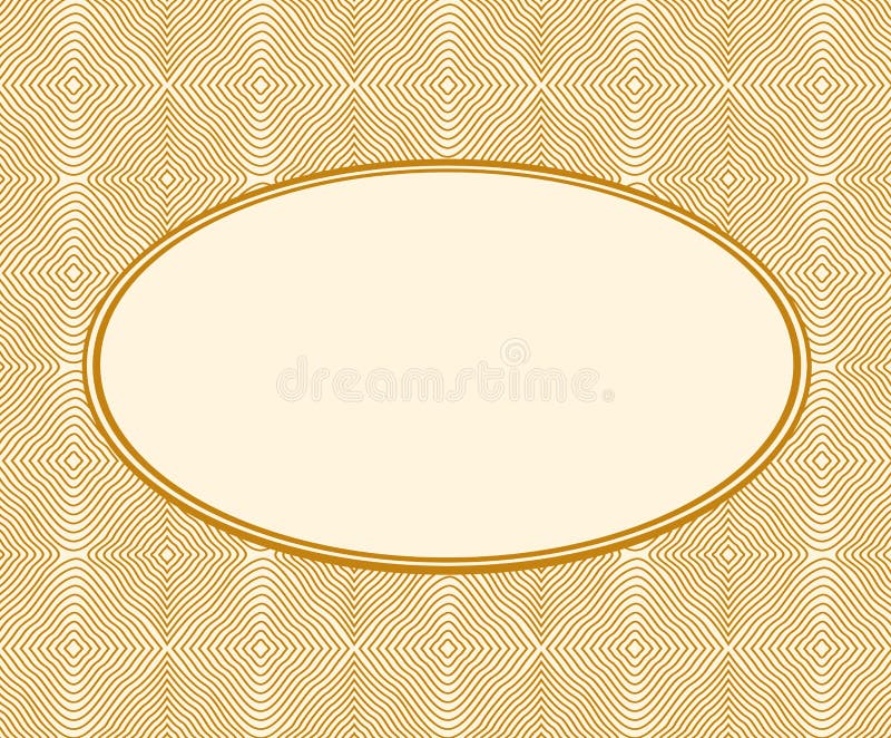 Beige Frame on Wooden Background. Stock Vector - Illustration of card ...