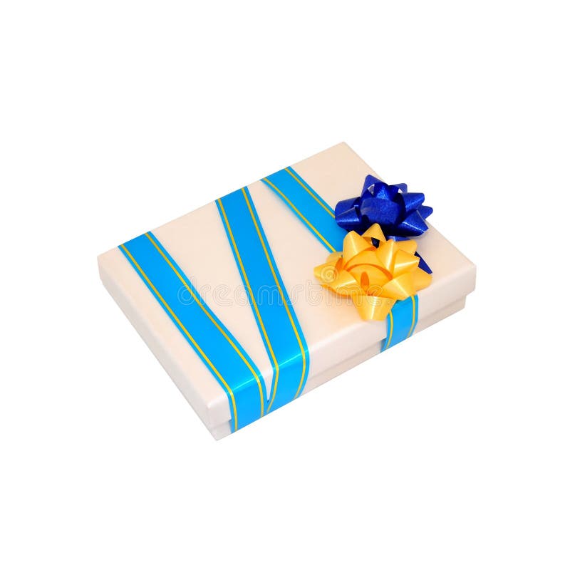 Beige gift box stock image. Image of christmas, blue - 25123403