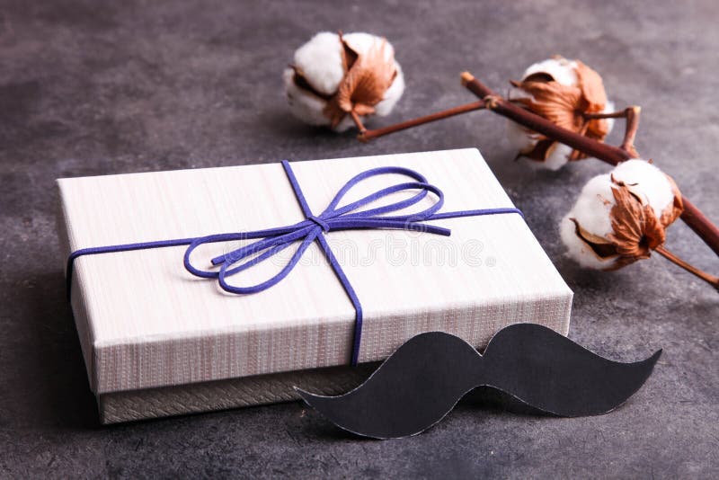 Beige gift box stock image. Image of congratulation - 188052065