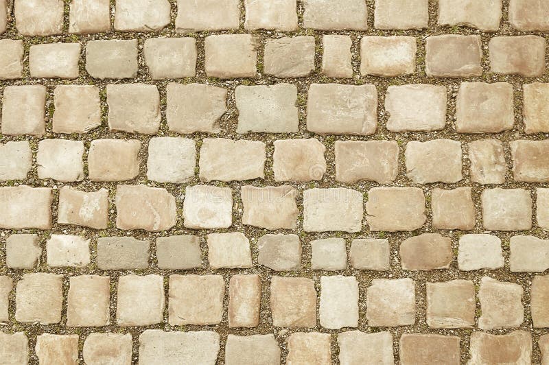 Beige Granite Mosaic Pavement Background Stock Photo - Image of ...