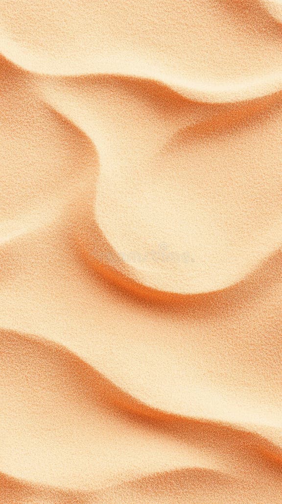 Beige Granular Surface Forms Flowing Patterns. Light Brown Sand Texture ...