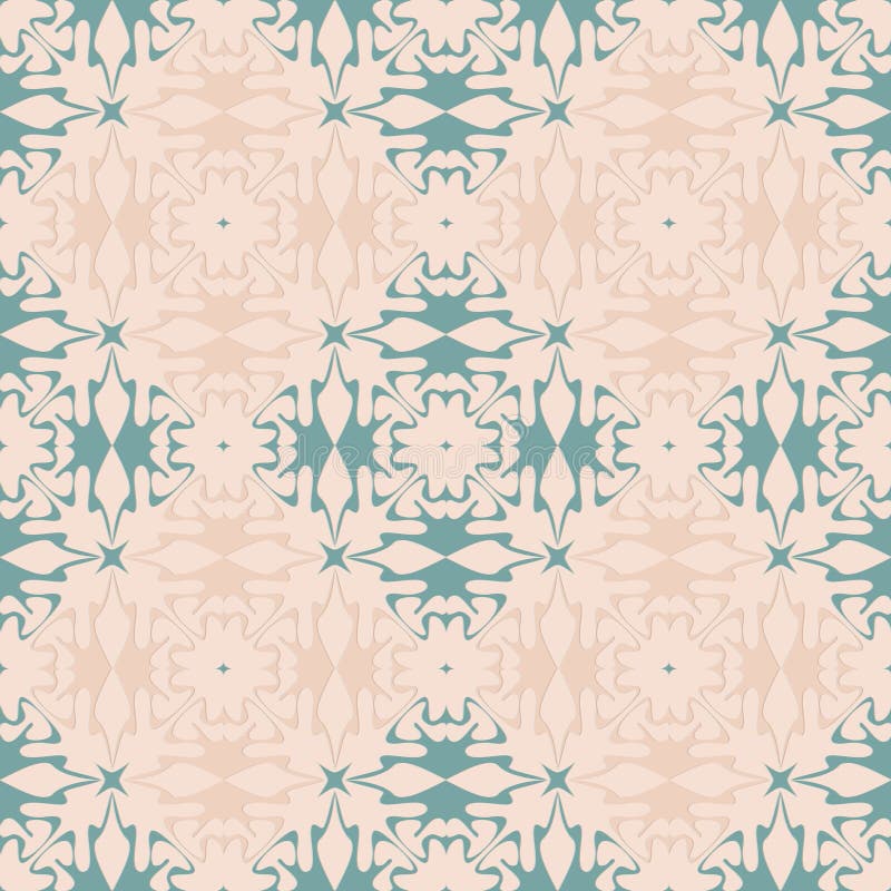 Beige Green Emerald Arabic Seamless Pattern, Elegant Embossed ...