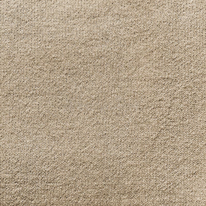Beige Hand-knitted Fabric Background Stock Image - Image of material ...