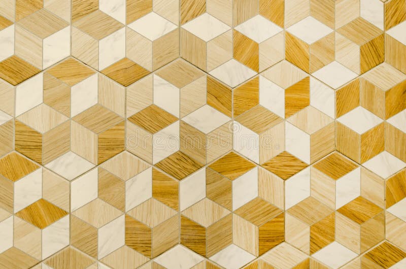 Beige Hexagon Ceramic Tile. Abstract Texture Decorative Wall Tile ...