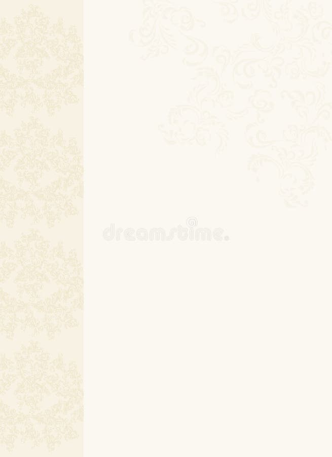 Beige High Resolution Invitation Card Template Stock Illustration ...